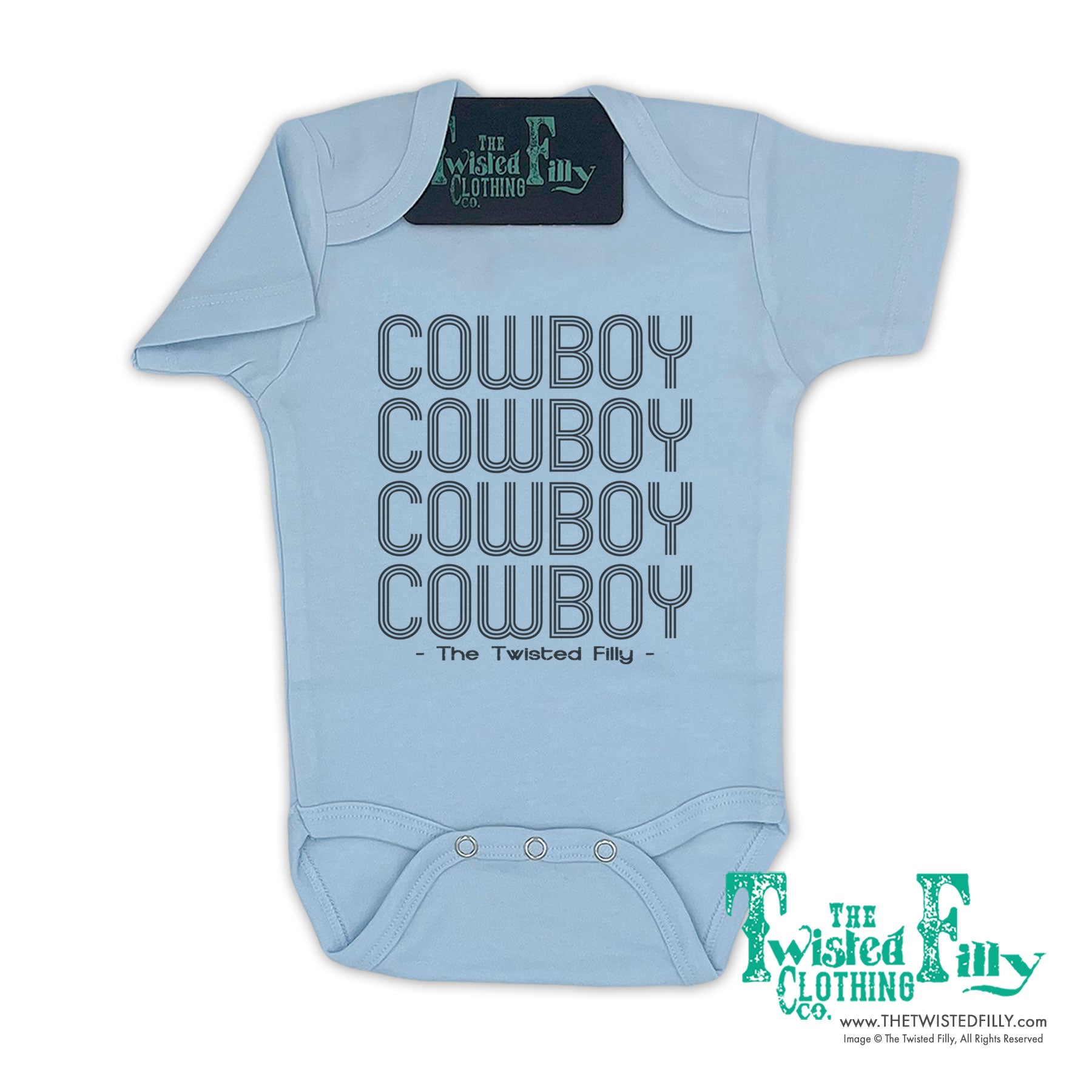 I Am Cowboy - S/S Infant One Piece – The Twisted Filly Clothing Co.
