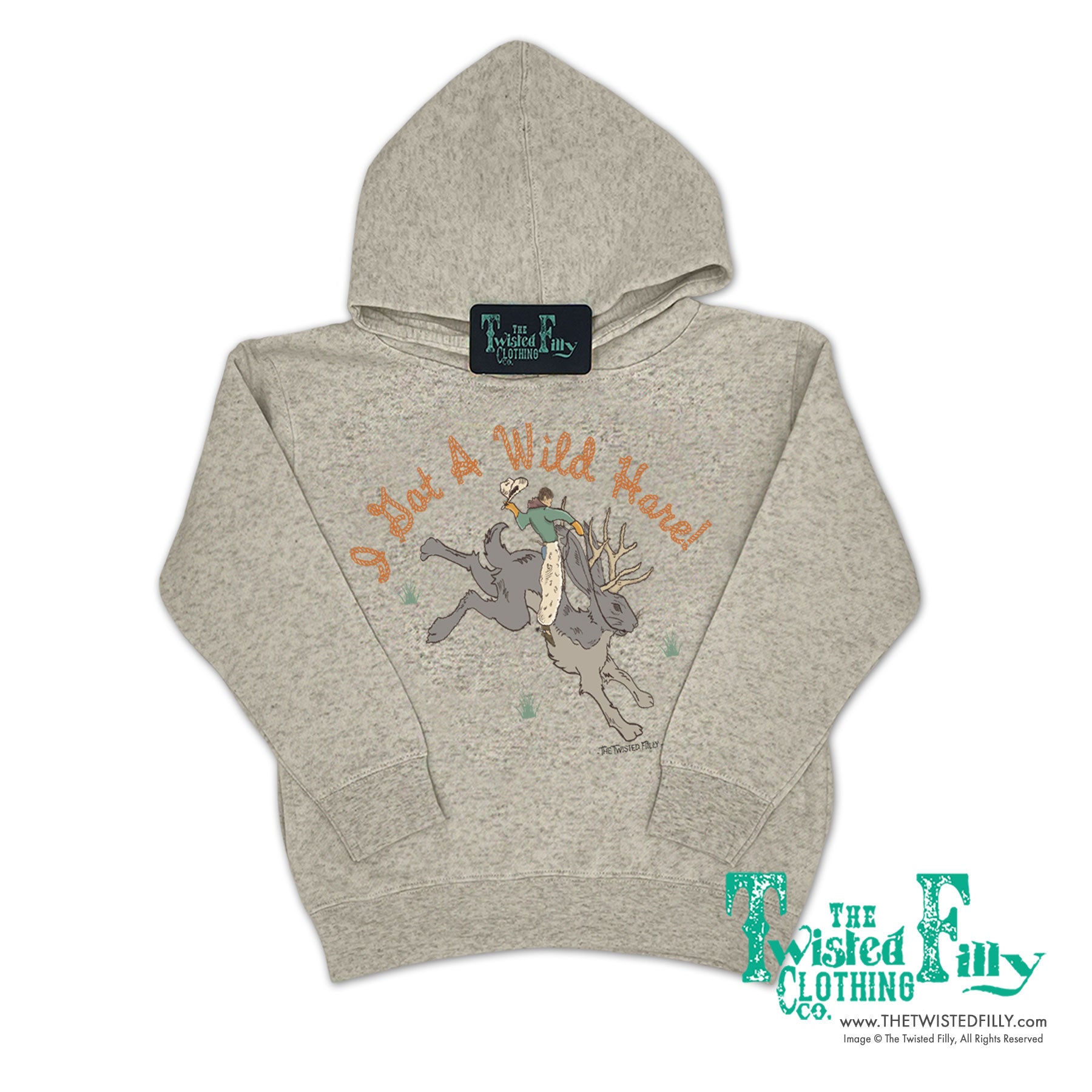 I Got A Wild Hare - Adult Hoodie - Oatmeal – The Twisted Filly Clothing Co.